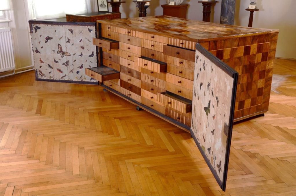 Kasten geöffnet • Rollettmuseum Baden